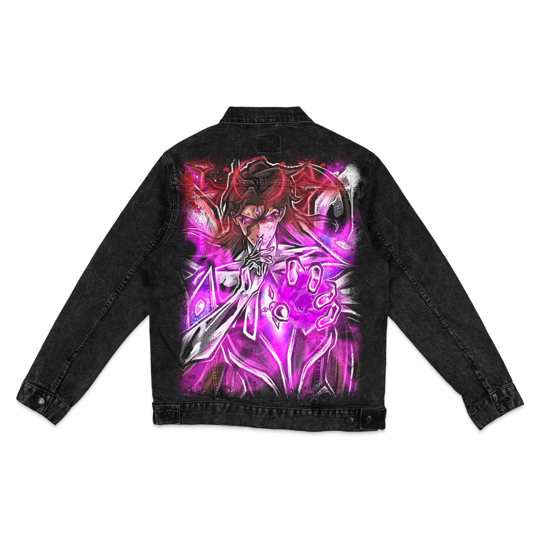 Shattered Heavens Denim Jacket - Black – Villains Only