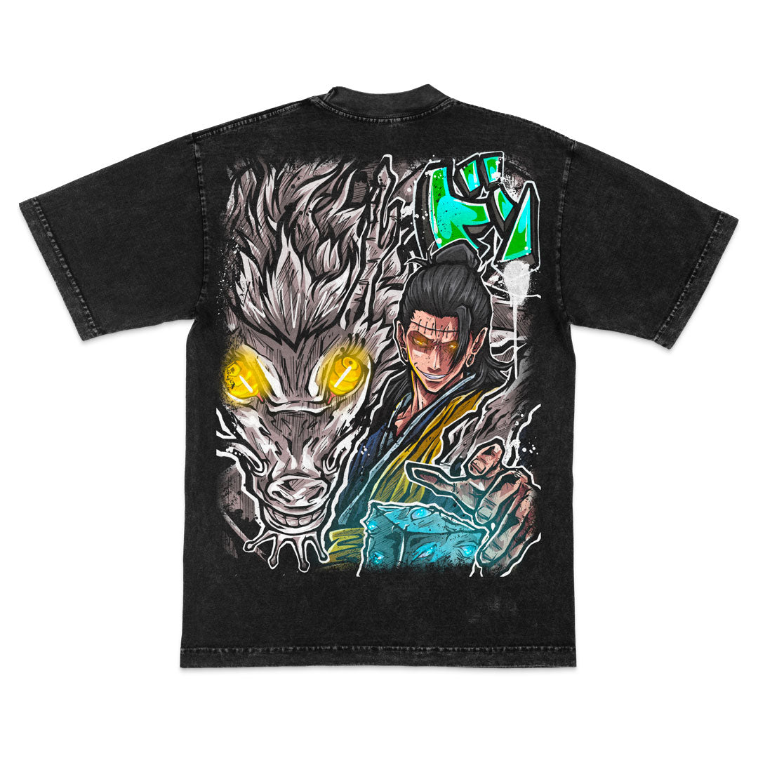 Cursed Messiah Mineral Wash Heavyweight Tee - Black – Villains Only